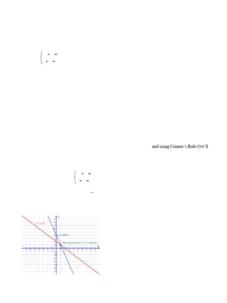 Solving Systems of Linear Equations Using Elimination and Substitution ...