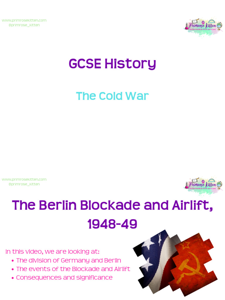 4 The Berlin Blockade and Airlift 194849 | PDF | Warsaw Pact | Nato