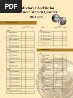 American Women Quarters List 2022-2025 | PDF | United States Mint ...
