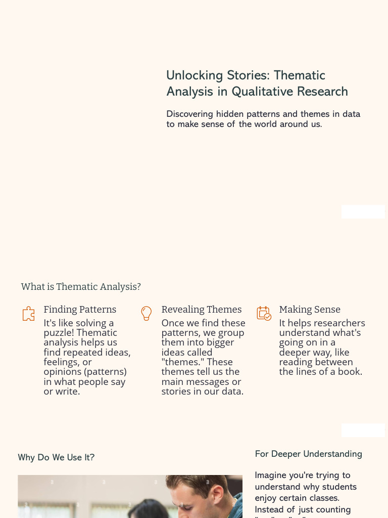 Unlocking Stories Thematic Analysis in Qualitative Research | PDF ...