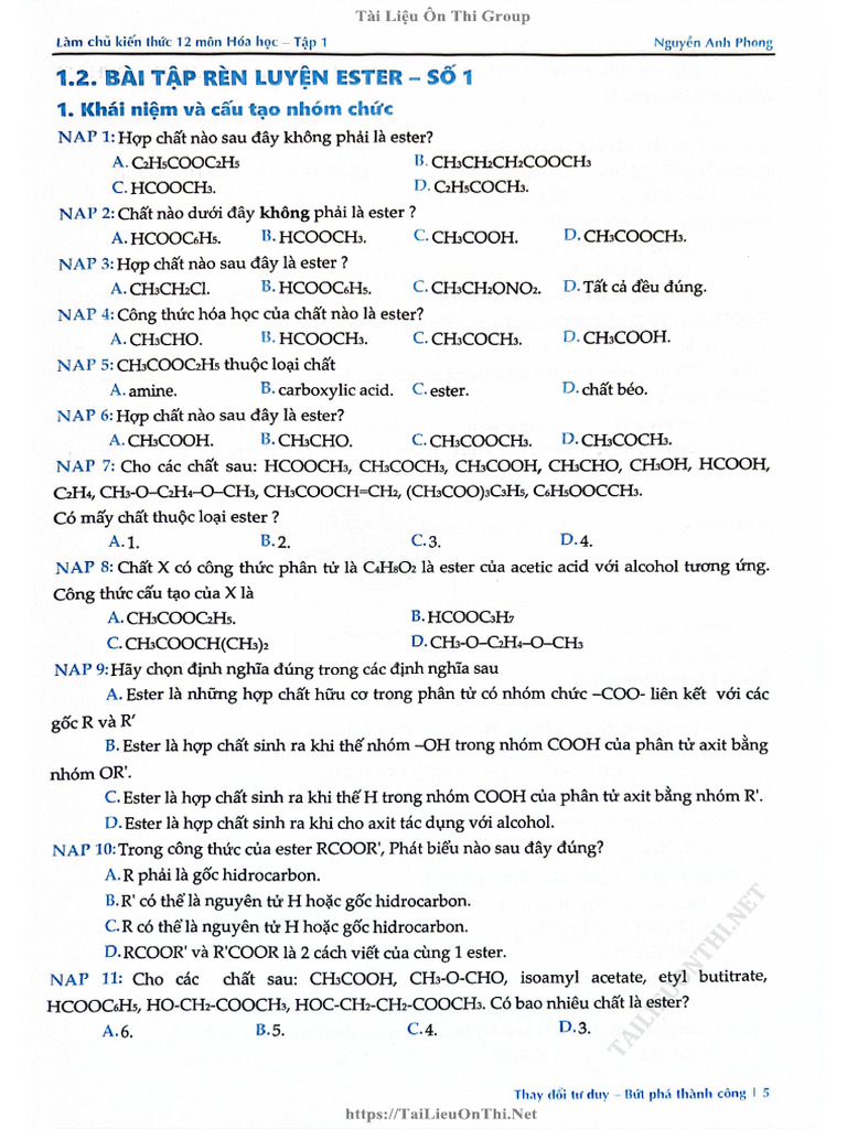 BTRL Ester 1-2 | PDF