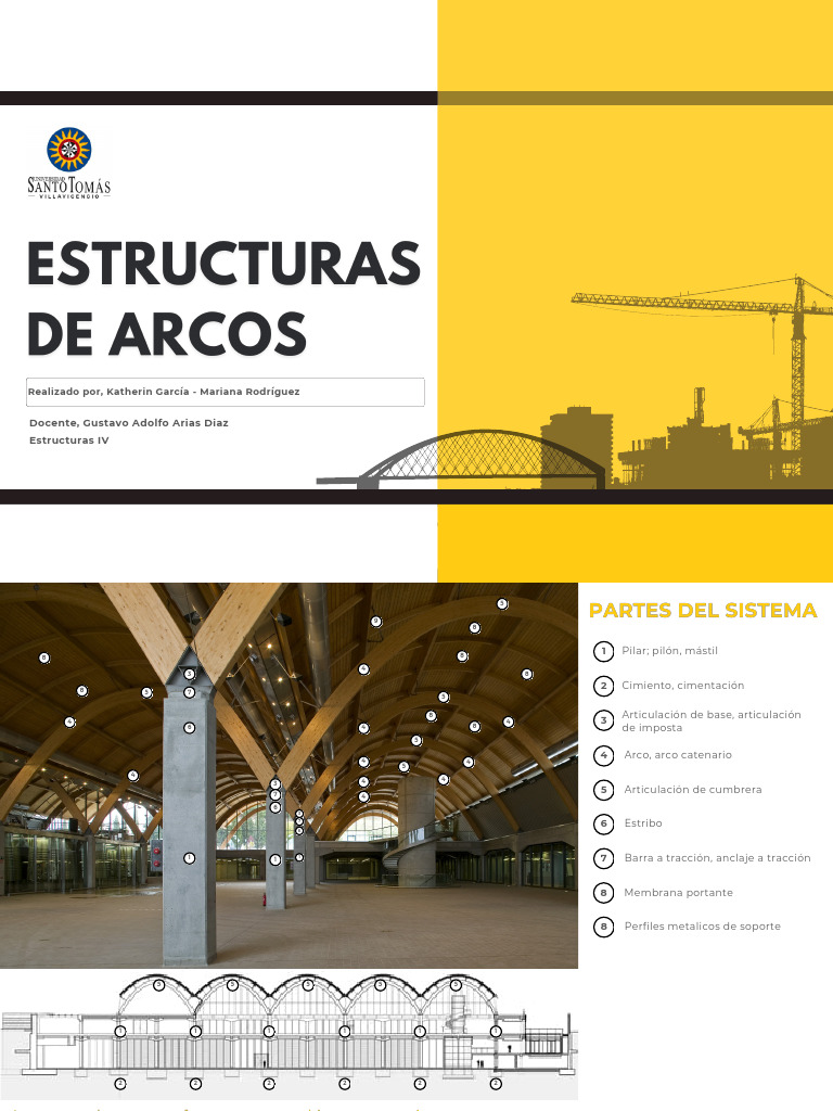 Estructura Arco | PDF | Edificios y estructuras de transporte | Diseño ...