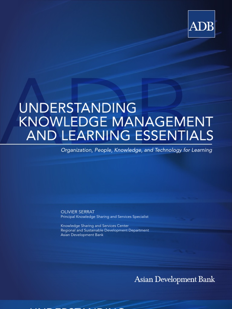 Understanding Knowledge Management and Learning Essentials (For Print) | PDF | Knowledge ...