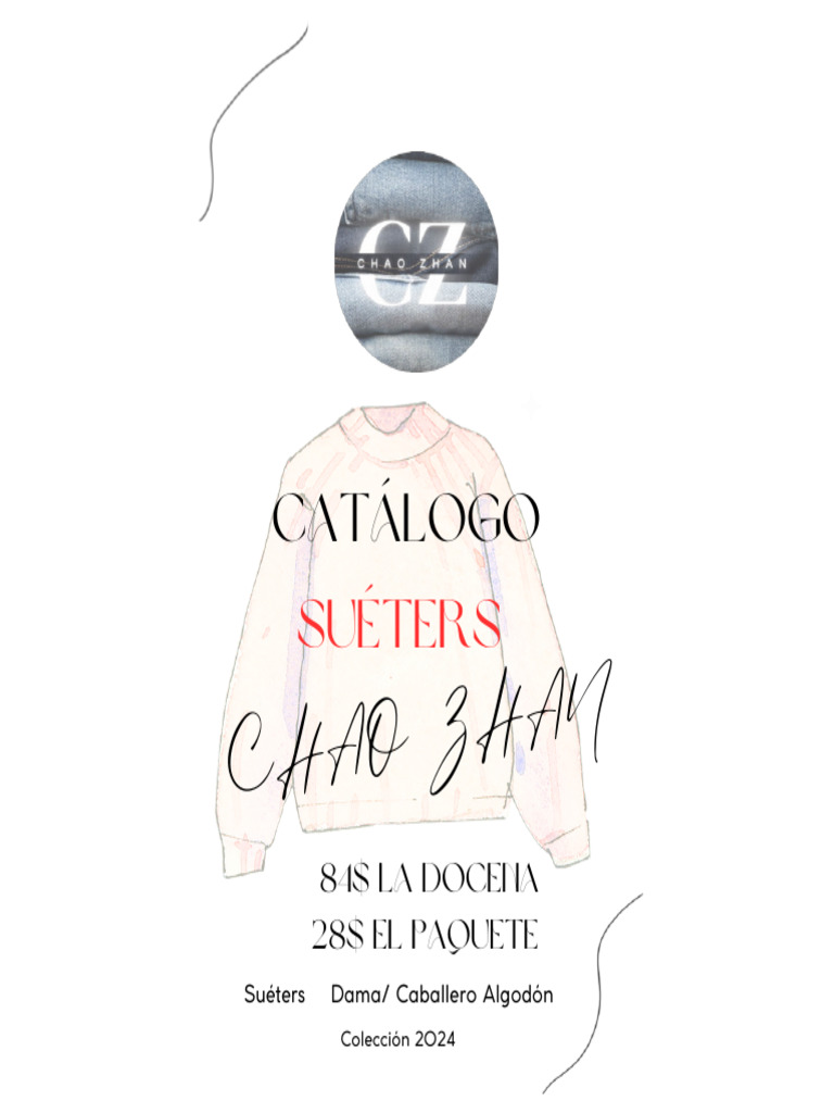 Suéters Catálogo (Actualizado) - 20240912 - 100052 - 0000 - 063259 | PDF