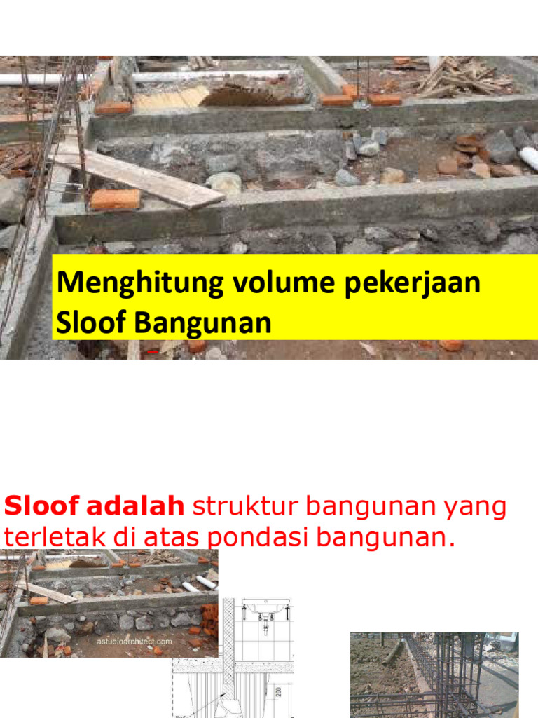 Membuat Dan Menghitung Sloof | PDF