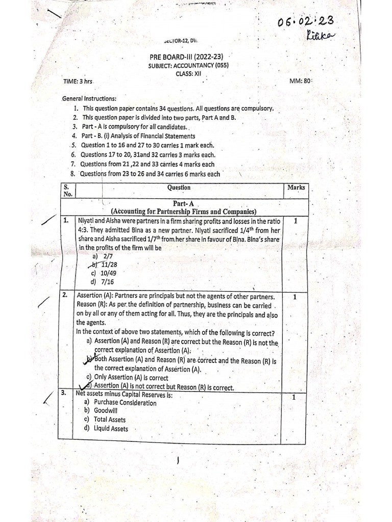 Accounts Pb3 | PDF