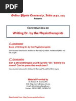 Physiotherapy Report Sample | PDF | Anatomical Terms Of Motion | Hip