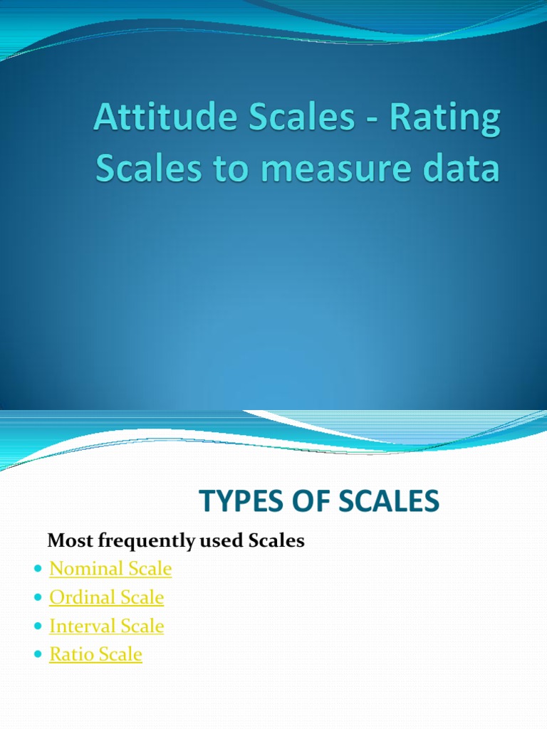 Attitude Scales - Rating Scales to Measure Data | Level Of Measurement ...