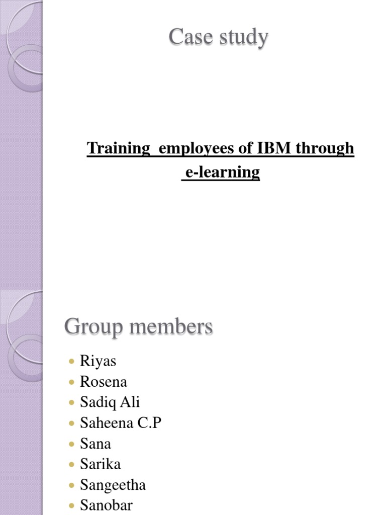 IBM E-Learning for Employee Training | PDF | Diversity (Business ...