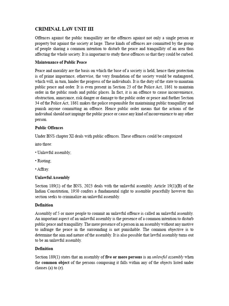 Criminal Law Unit Iii | PDF | Acquittal | Crimes