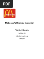 CASE STUDY of Mcdonald | PDF | Mc Donald's | Fast Food Restaurants