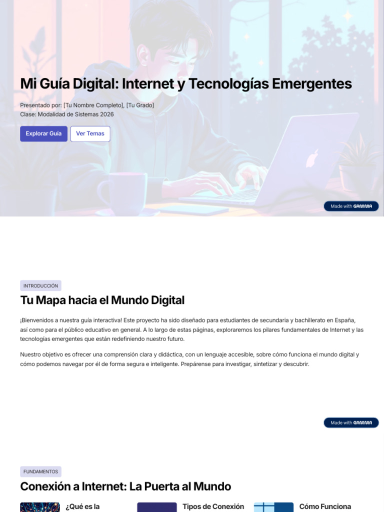 Mi Guia Digital Internet y Tecnologias Emergentes | PDF | Internet ...