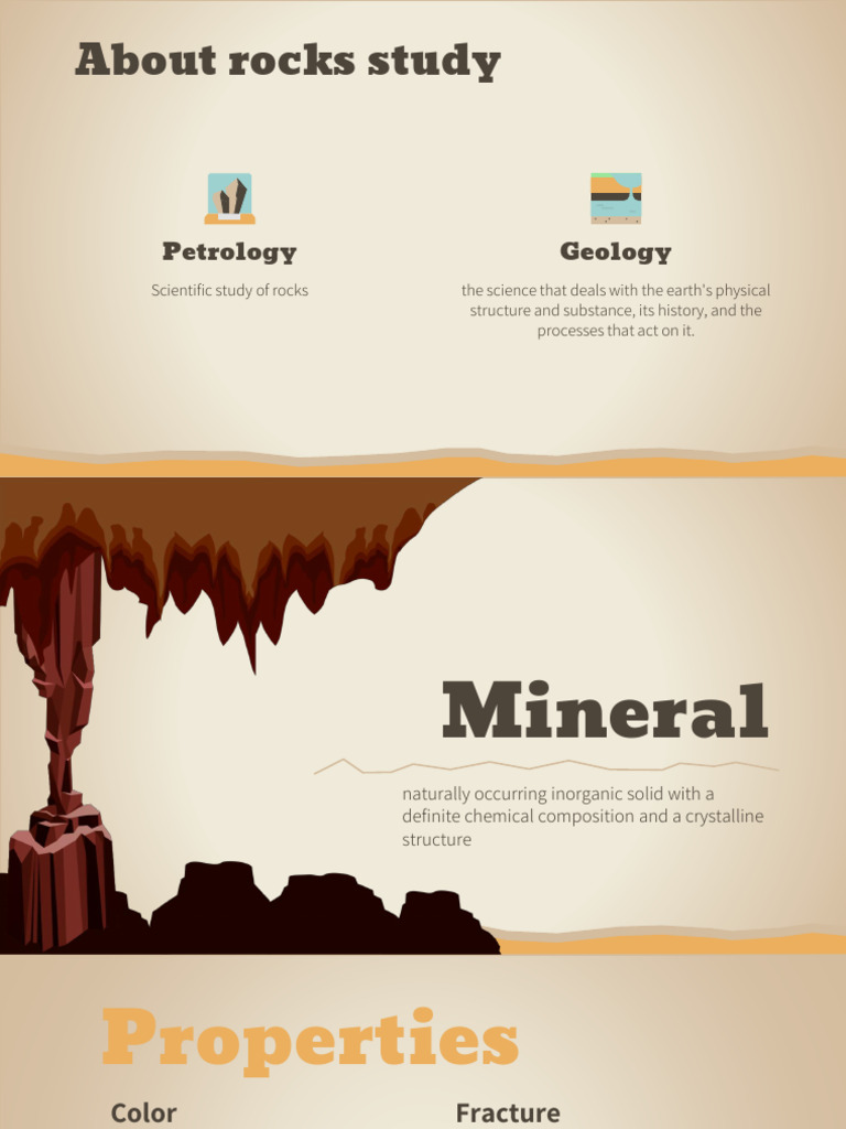 Earth Materials and Processes Rocks and Minerals | PDF | Minerals ...