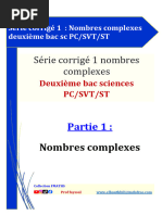 Résumé des Nombres Complexes 2 Bac | PDF | Nombre complexe | Algèbre ...