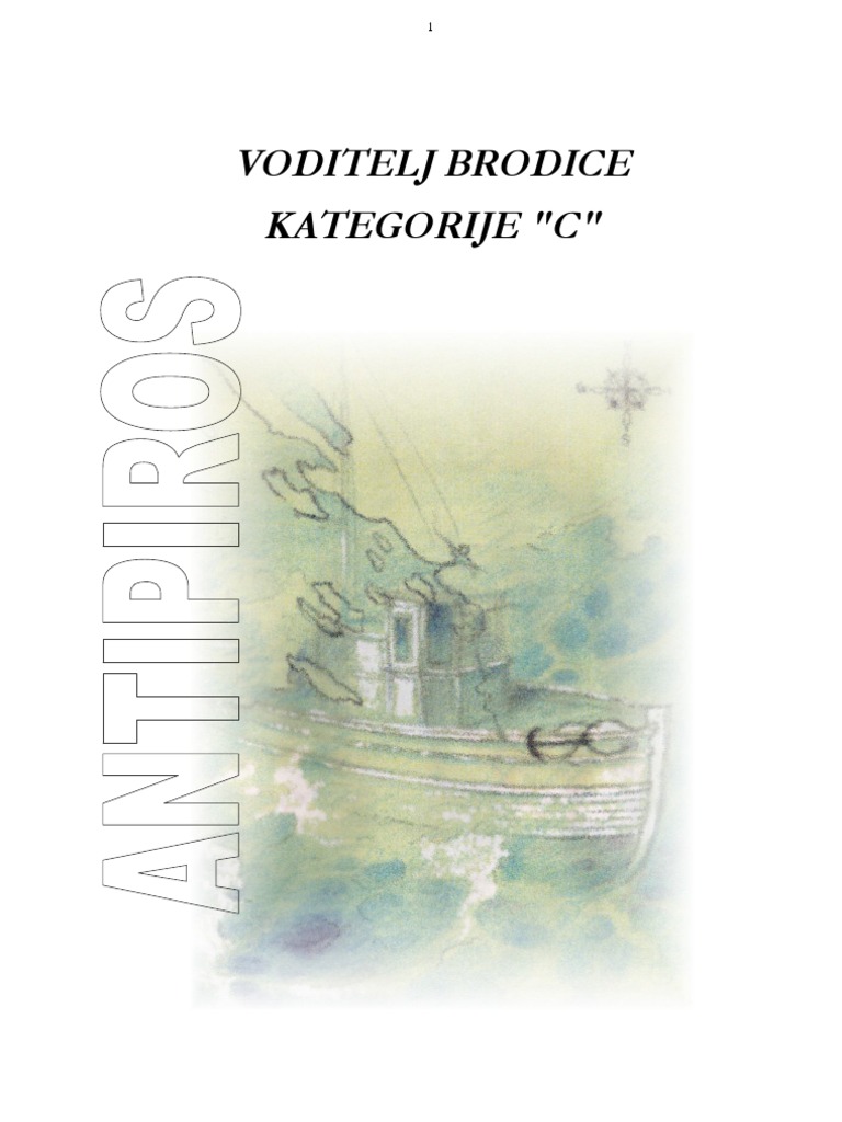 Voditelj Brodice Kategorije C