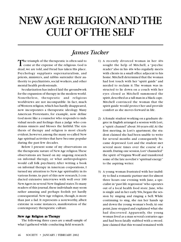 New Age | PDF | New Age | Psychotherapy