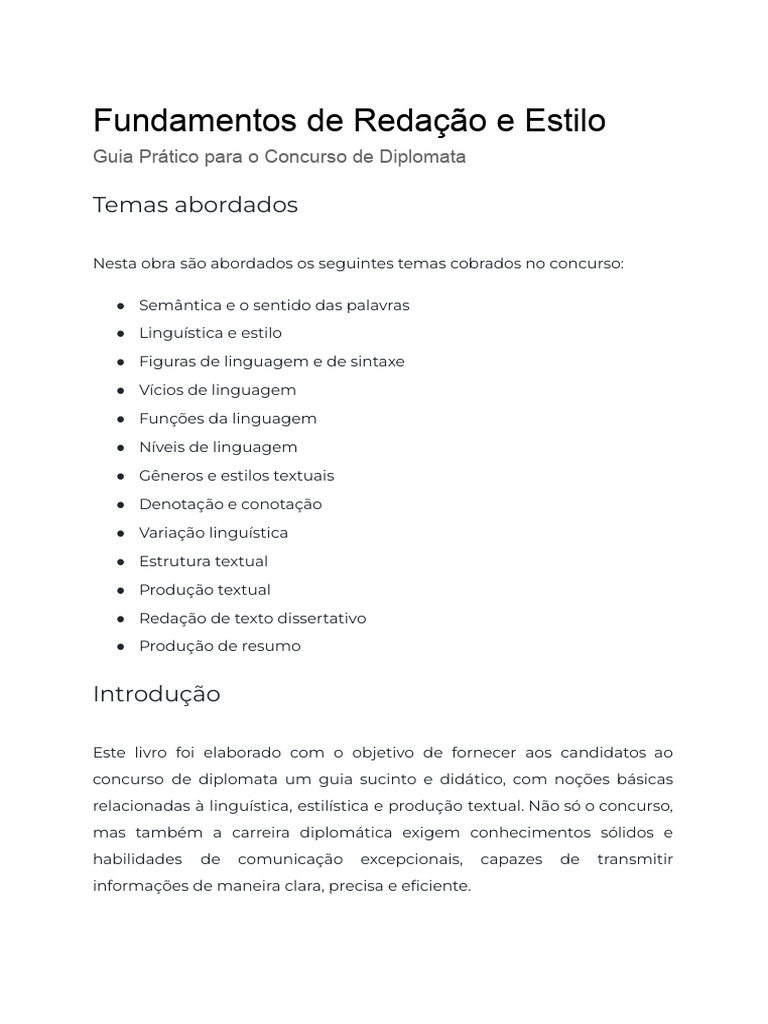 Ebook Grupo Ubique, Fundamentos de Redação e Estilo | PDF | Comunicação ...