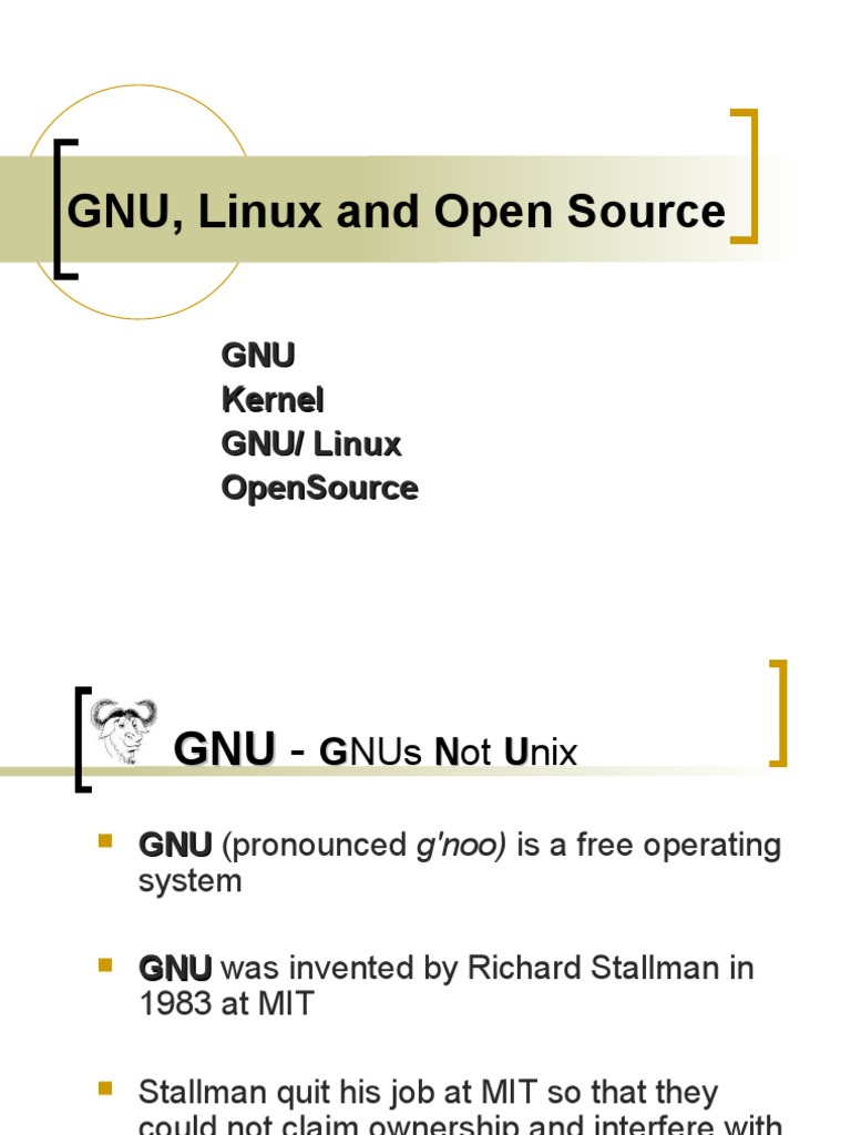 GIS 1 Gnu Linux | PDF | Gnu | Linux
