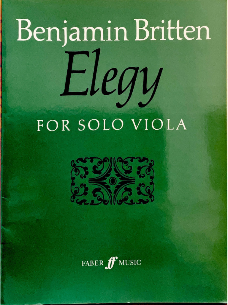 Britten, B. - Elegy For Solo Viola 2 | PDF