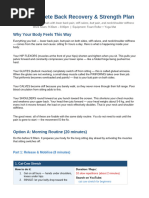 AAOS Spine Conditioning Program Guide | PDF | Anatomical Terms Of ...