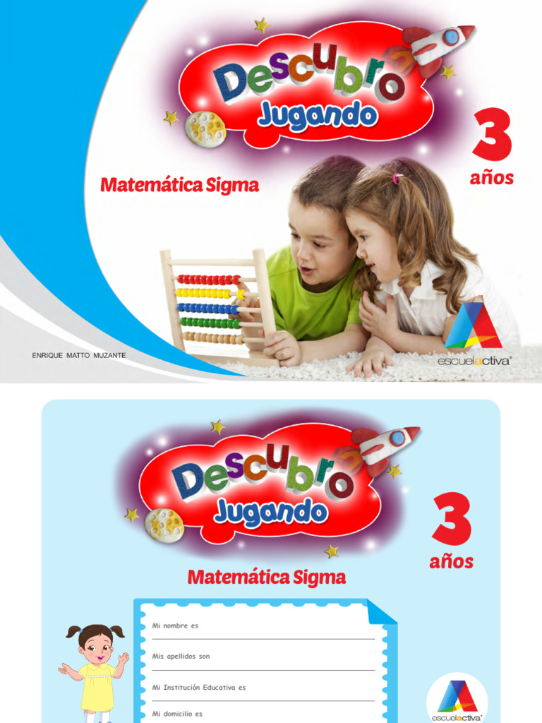 Matemática 3 Años - Completo - Estudiante | PDF | Publicación ...