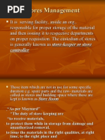 Duties of Store Keeper | PDF