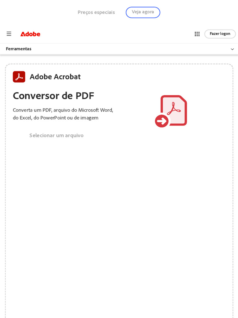 Converter PDF - Transforme Qualquer Arquivo Online Grátis | PDF ...