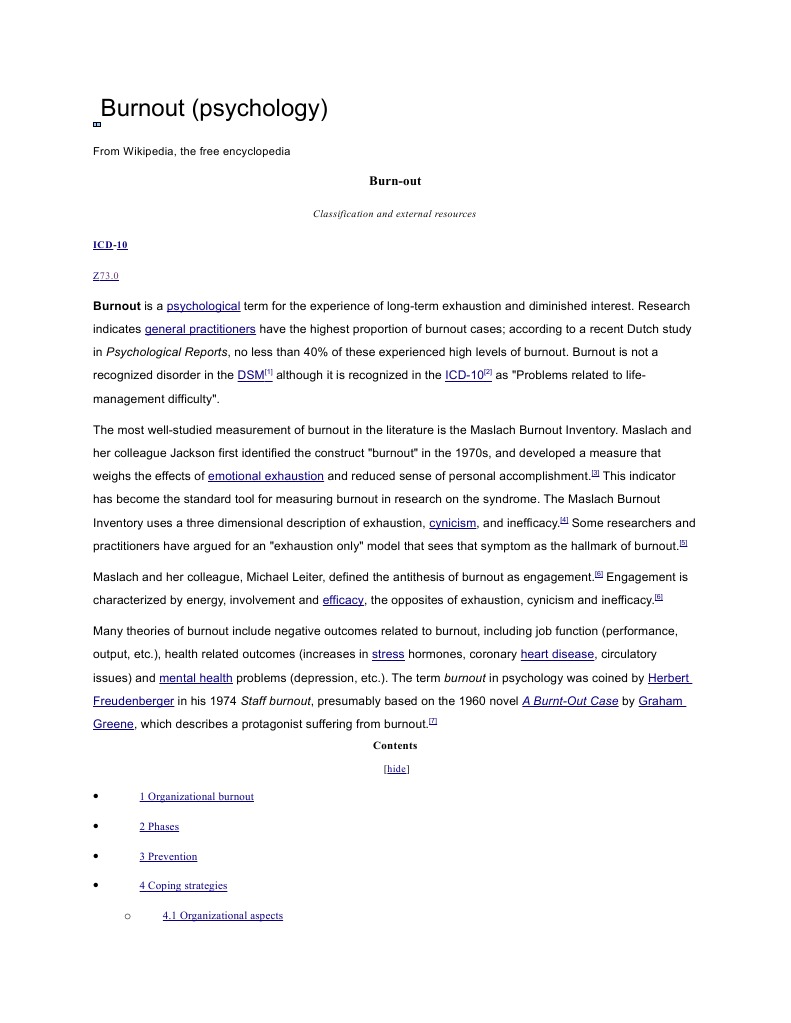 Understanding Burnout: Its Phases, Causes, Prevention, and Coping ...