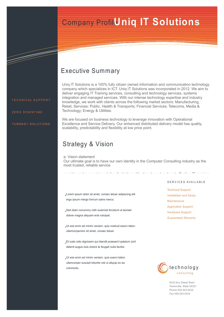 Uniq IT Solutions: ICT Consulting & Services | PDF