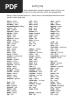 Synonyms for Extreme Weather Conditions | PDF | Meteorology | Weather