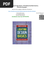 IES Lighting Handbook 10th Edition Overview | PDF | Lighting | Light