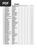 Student Names List by Grade | PDF
