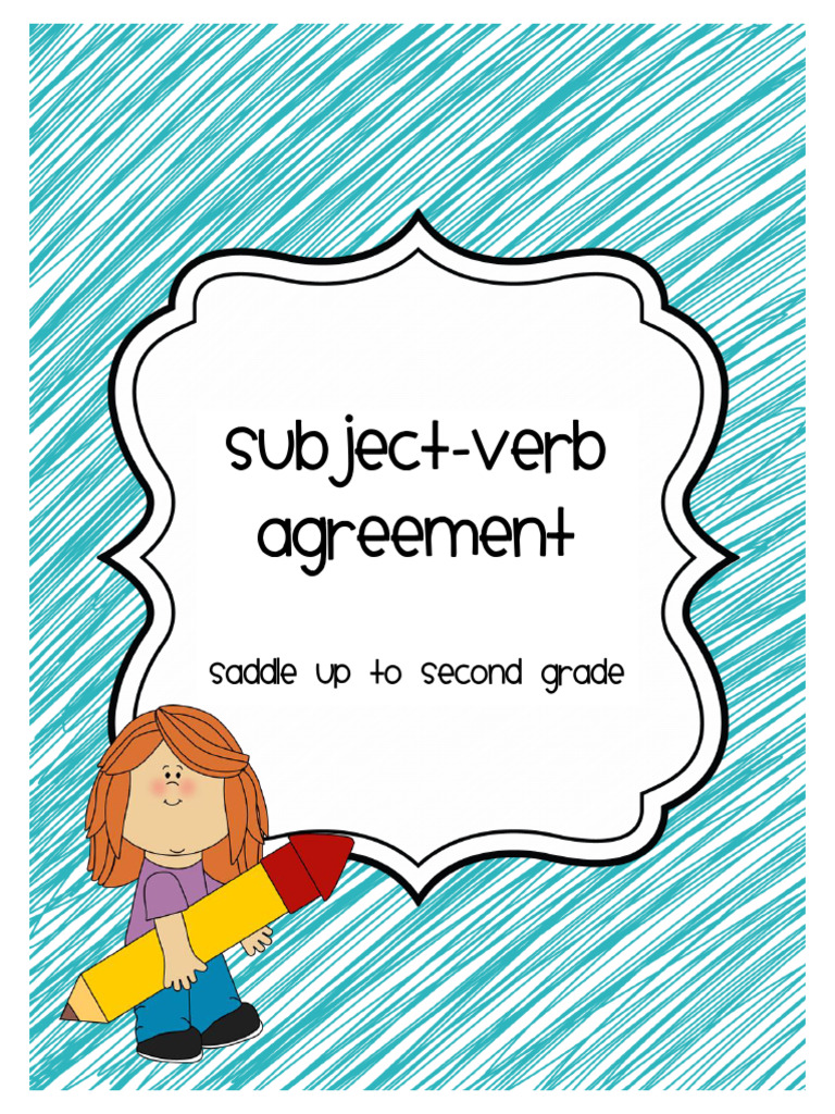 Subject Verb Agreement Freebie | PDF | Linguistics | Syntax