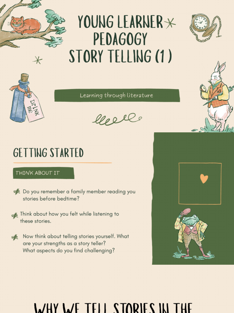 Young Learner Pedagogy Story Telling (1 ) | PDF