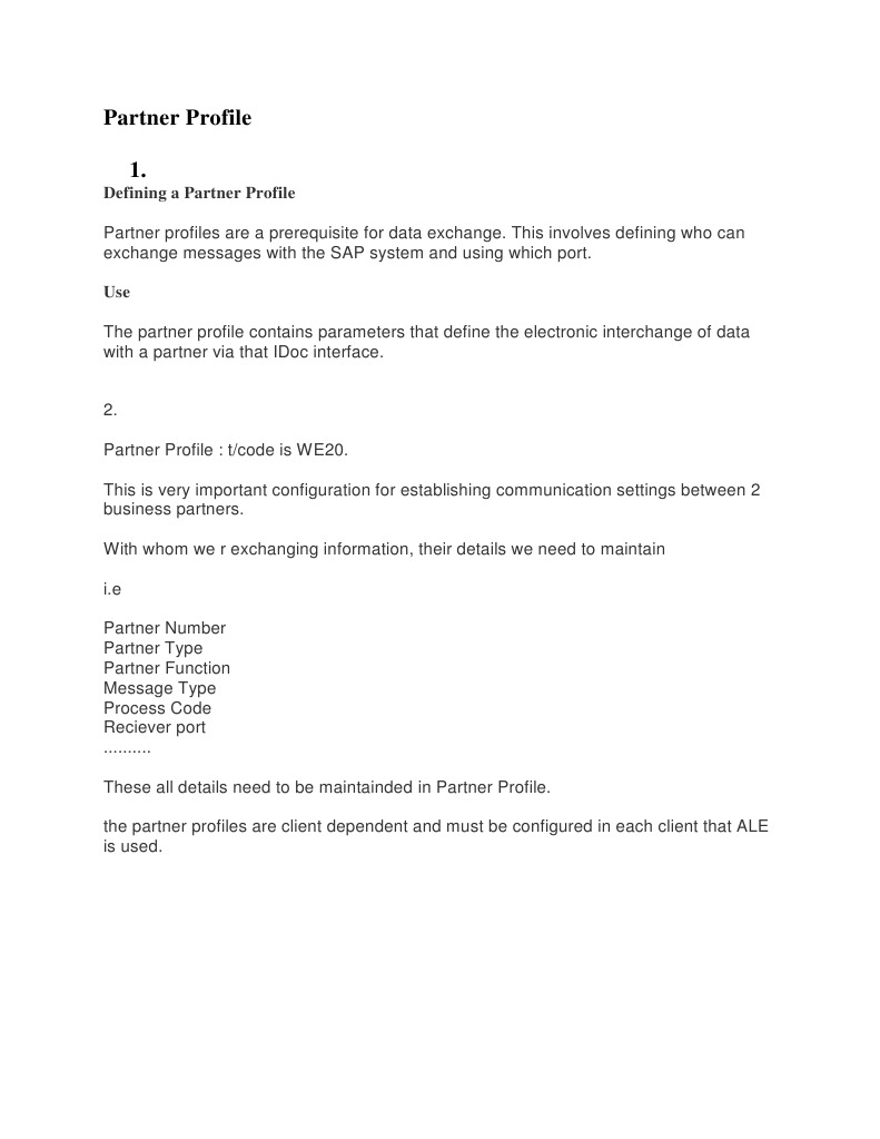 Partner Profiles | PDF | Electronic Data Interchange | Information