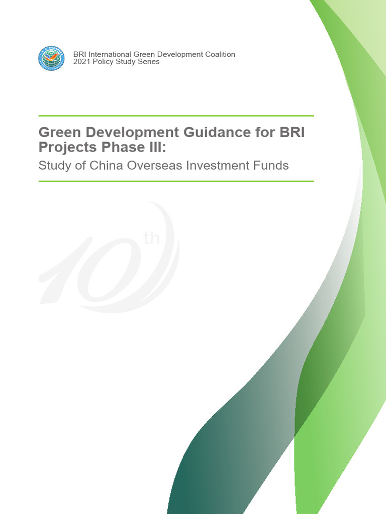 BRIGC 2023 Green Development Guidance for BRI Projects Phase III | PDF ...