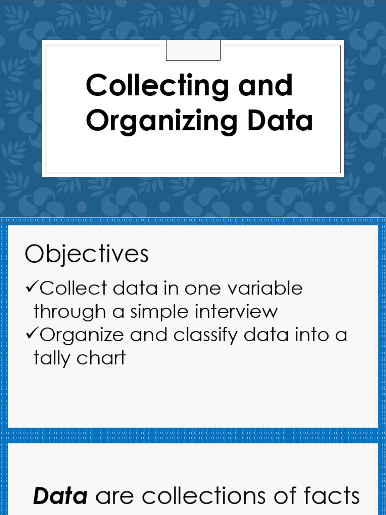 Collecting and Organizing Data | PDF | Chess Theory | Chess