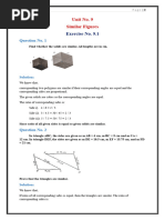 Identifying Similar Figures and Proportions | PDF | Area | Euclidean ...