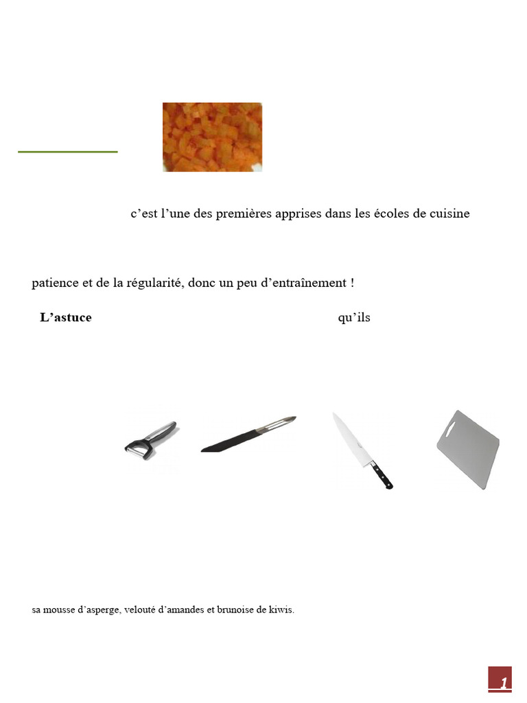 Les Différents Taillage Des Vegeteaux | PDF | Légumes | Nourritures