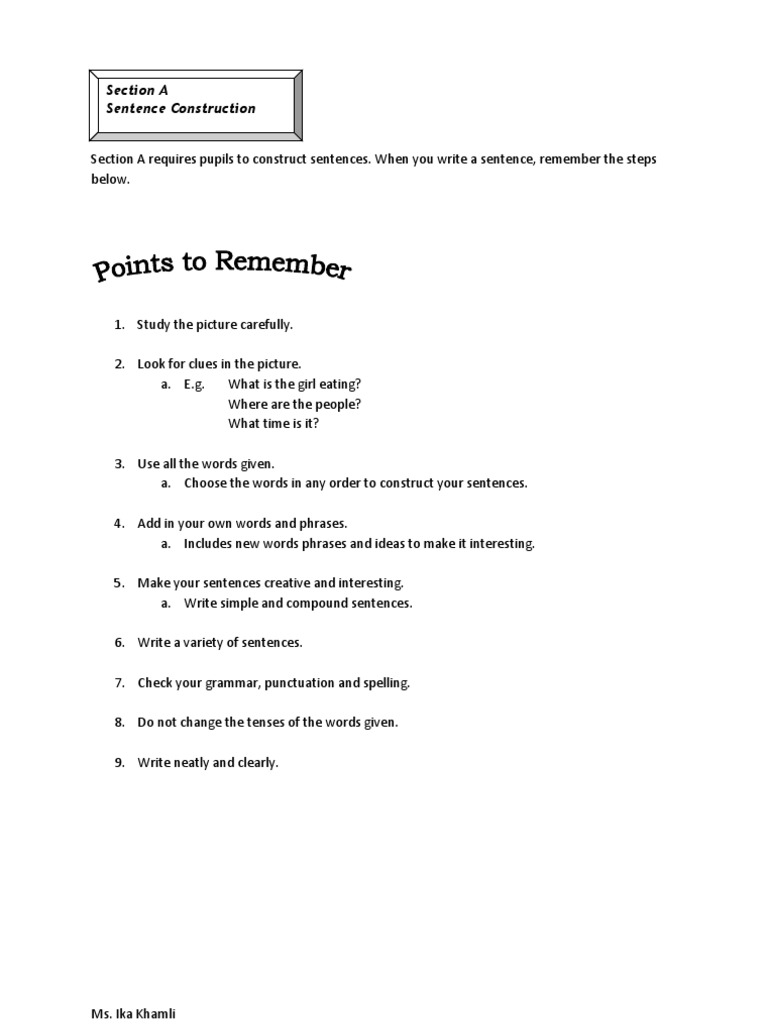 Notes (Sentence Construction, Information Transfer, Note Expansion) | PDF