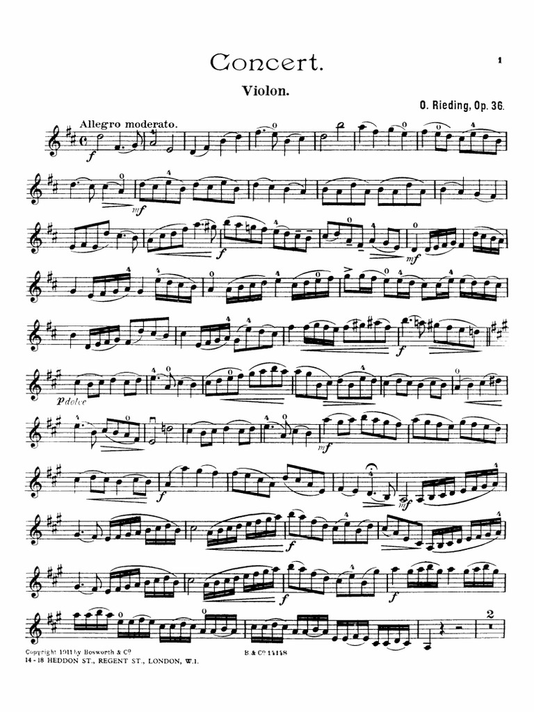 OSKAR RIEDING OP.36 (Parte Do Solista) | PDF
