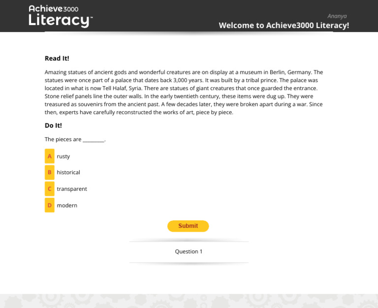 Achieve3000 LevelSet | PDF