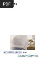 Linen Handling Unit Guidelines for Hospitals | PDF | Laundry | Hospital