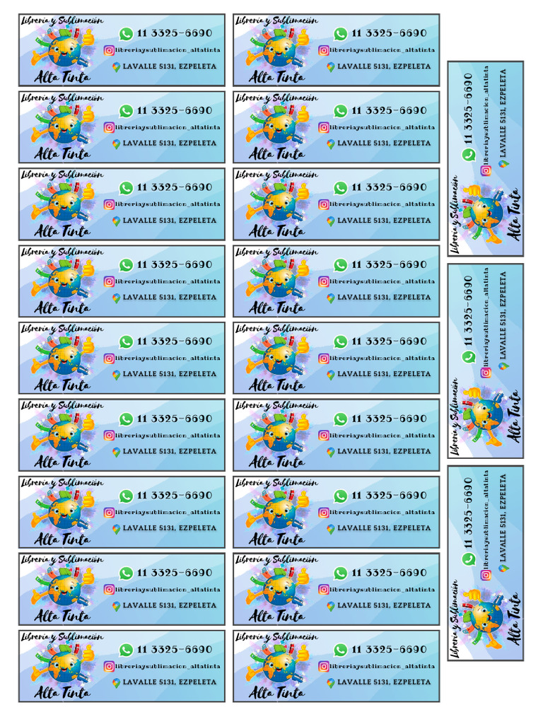 Alta Tinta Stickers (Rectangular) | PDF | Meteorología | Mecánica de ...