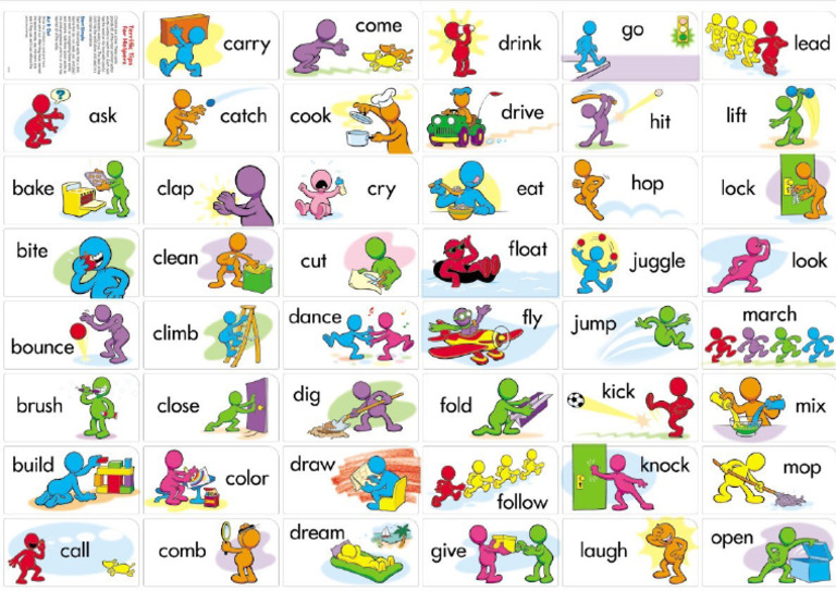 Action Words I | PDF