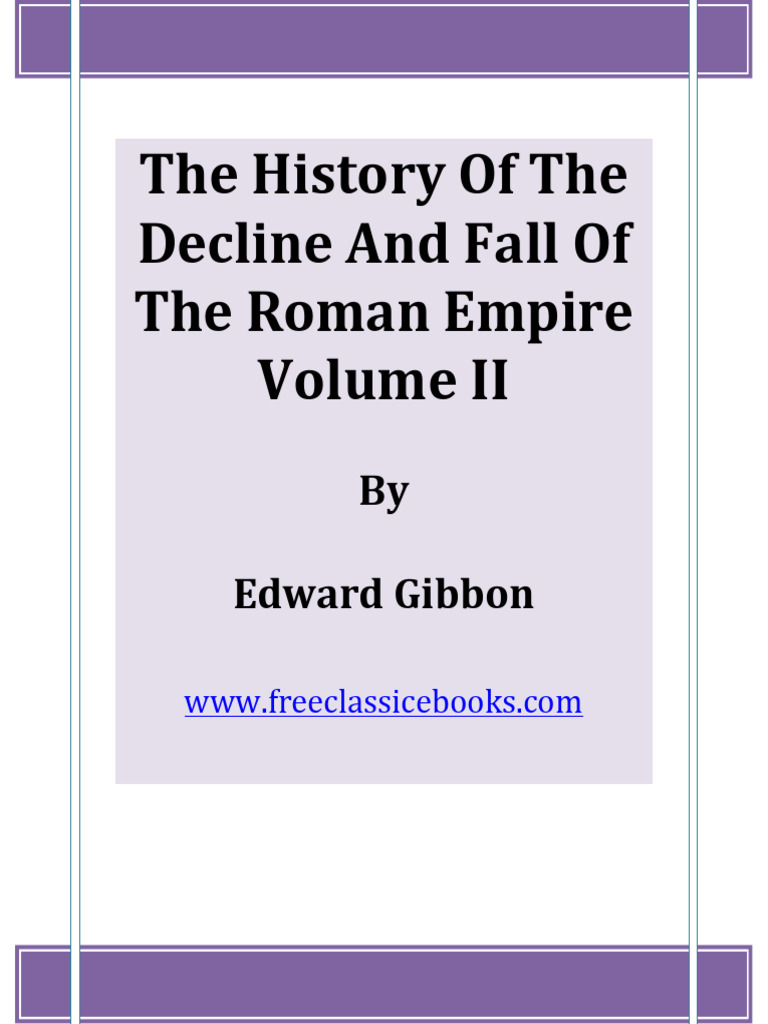 Decline & Fall of Roman Empire Vol 2 | PDF | Constantine The Great ...
