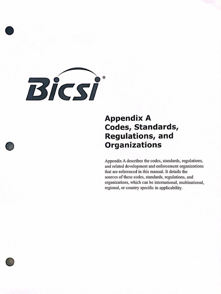 14.appendix A Codes, Standards, Regulations and Organizations | PDF