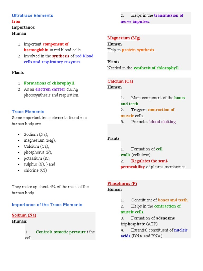 Ultratrace Elements | PDF