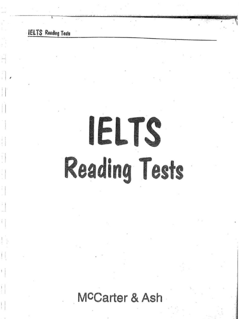 IELTS Reading Tests | PDF | Multiple Choice | International English ...
