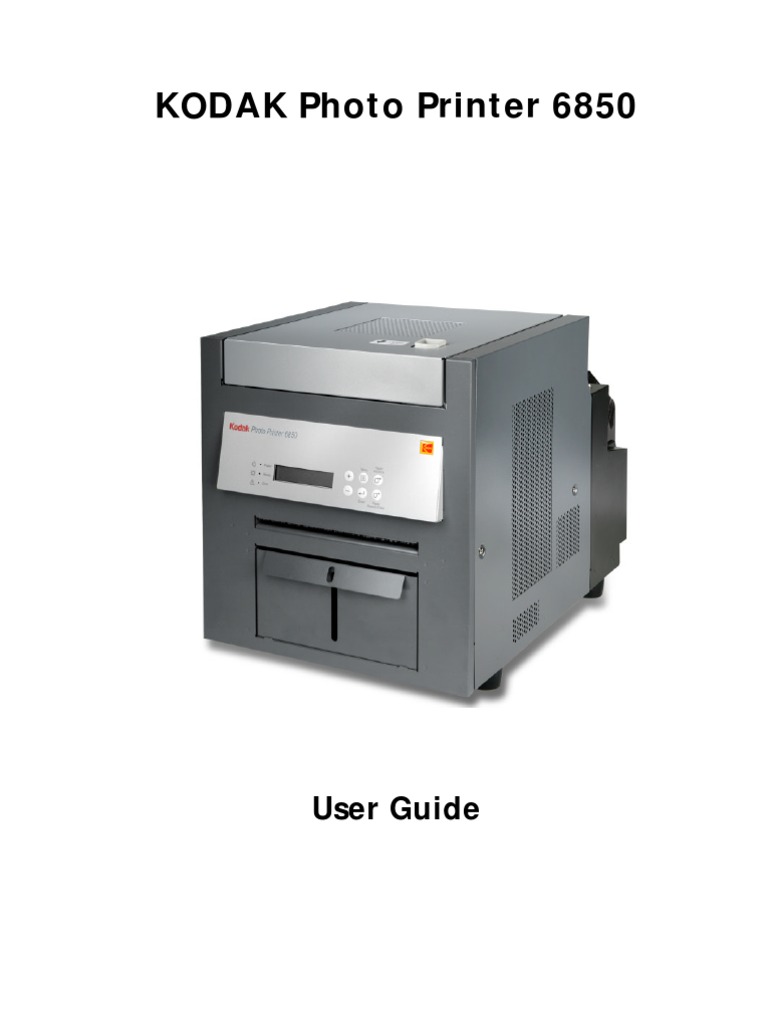 Kodak 6850 UserGuide | PDF | Windows 2000 | Printer (Computing)